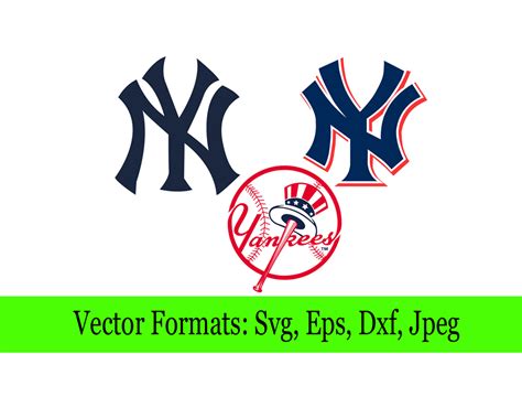 New York Yankees Svg File Vector Design In Svg Eps Dxf And Jpeg