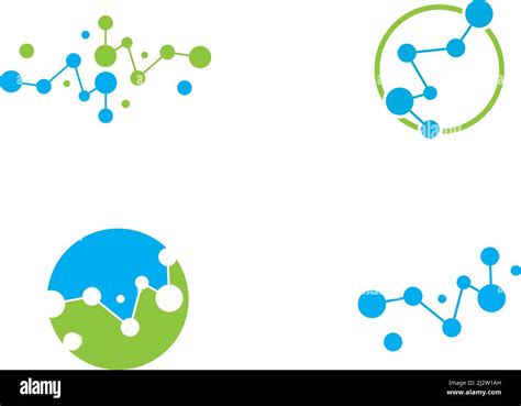 Molecule Logo Icon Illustration Vector Template Stock Vector Image And Art Alamy