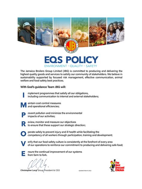 Eqs Policy Jamaica Broilers Group