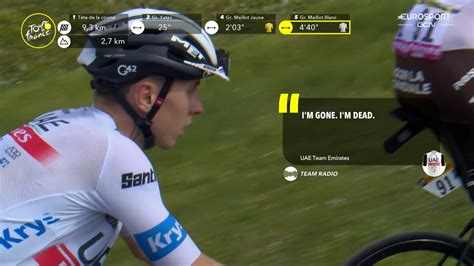 Le Gruppetto on Twitter Tadej Pogacar à l oreillette avant de se