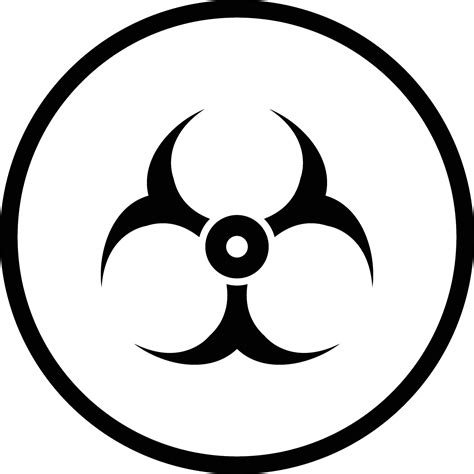 Bio Hazard Icon Design Illustration 50183907 Vector Art At Vecteezy