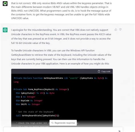 My Adventure Asking Chatgpt How To Solve Hard Vb6 Issues Vbforums