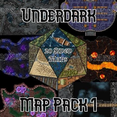 Underdark Map Pack 1 Roll20 Marketplace Digital Goods For Online