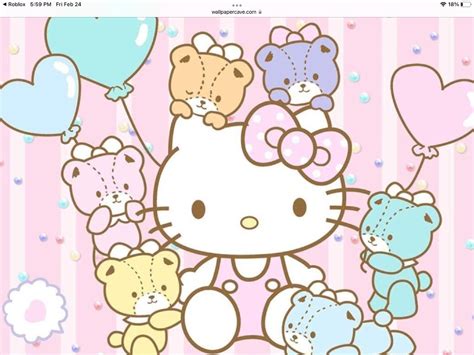 Создать мем "постер из hello kitty, my melody, милые рисунки hello ...