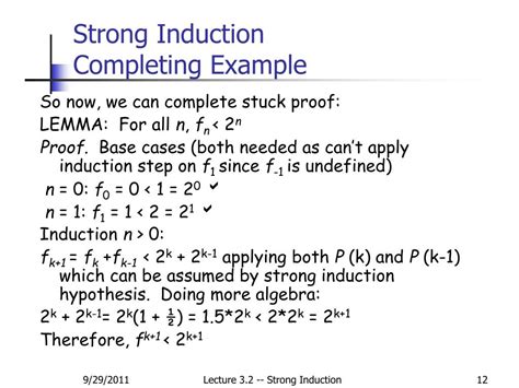 Ppt Lecture 32 Strong Induction Powerpoint Presentation Free