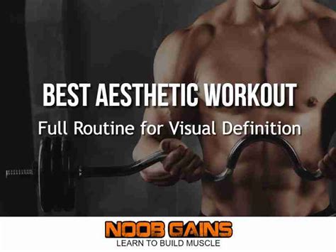 The Best Aesthetic Workout Routine [bodybuilding Program] Noob Gains