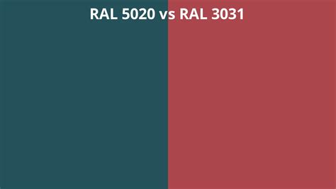 Ral 5020 Vs 3031 Ral Colour Chart Uk