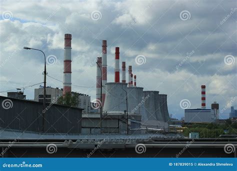 Combined Heat And Power Plant Cogeneration Plant Stock Image Image