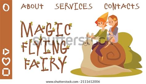 Magic Cartoon Female Male Pixie Characters Stock Vector Royalty Free 2111612006 Shutterstock