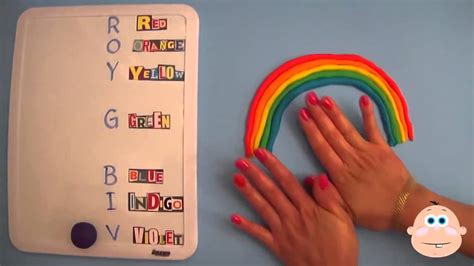 How To Make A Play Doh Rainbow Learn Colours Youtube
