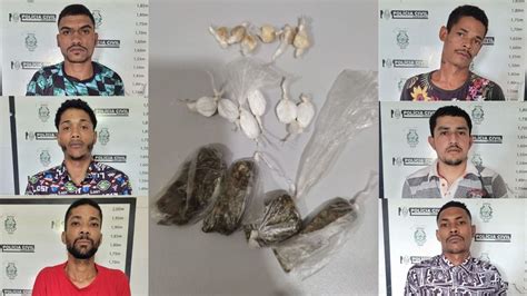 Polícia Flagra E Prende Seis Suspeitos Por Venda De Drogas Em Praça De