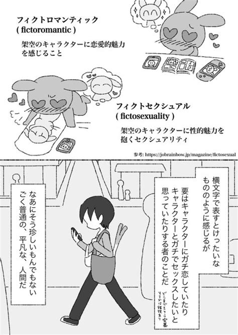 Pixivfanboxで【漫画】「非実在推しと実在私」全6pをスリー ノンタン🐰モブうさぎ屋 さんのマンガ ツイコミ仮