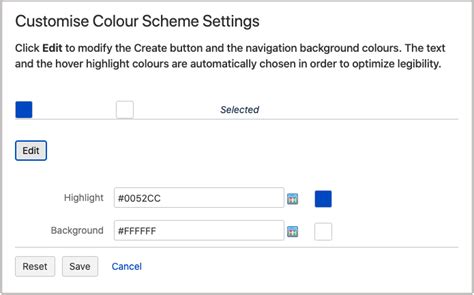 Customize A Sites Color Schemes Confluence Cloud Atlassian Support