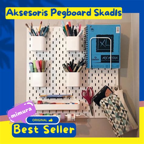 Jual Aksesoris Pegboard Skdls Kotak Penyimpanan Hook Klip Holder