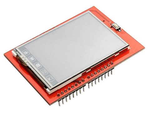 Display Lcd Tft 24 Touchscreen Shield Para Arduino Eletrônica Ômega