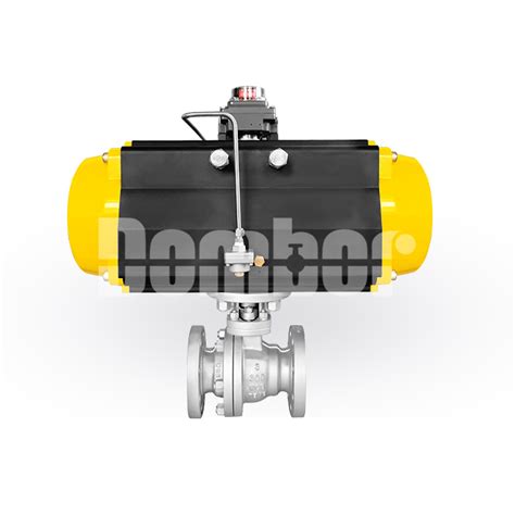 3 Inch 300LB Pneumatic Floating Ball Valve In Carbon Steel For