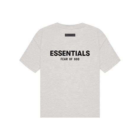 Fear Of God Essentials Tee Light Oatmeal Ss22 Stealplug Kl