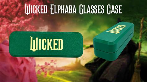 Wicked Elphaba Glasses Case With Magnetic Closure 3d Printed