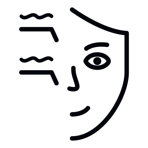 Biometric Face Recognition Icon Outline Style 15313428 Vector Art At Vecteezy