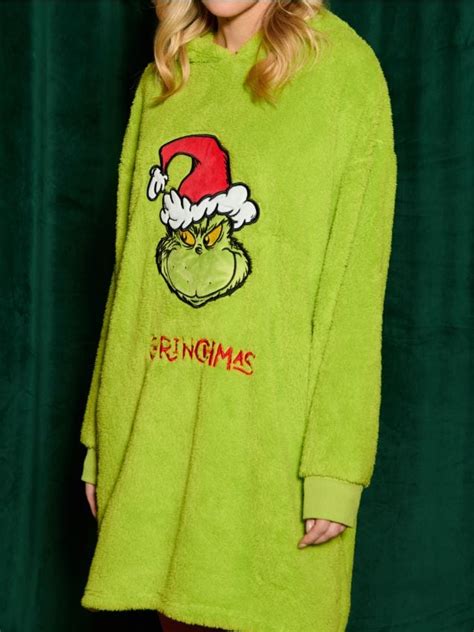 Snuddie Duks Grinch Boja žuto Zeleno Sinsay 229am 71x