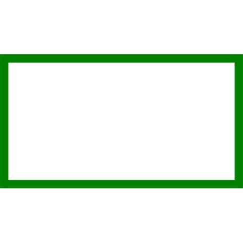 Simple Rectangle Border Svg