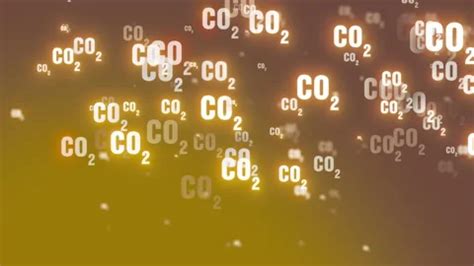 Carbon Dioxide CO2 Particle Animation On Stock Video Pond5