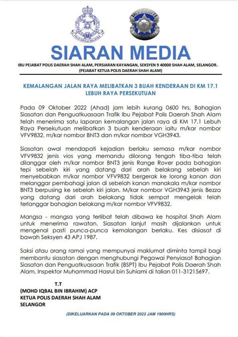 Jadi Punca Kemalangan Pemandu Didakwa Anak Tan Sri Berlumba Ketika Mabuk
