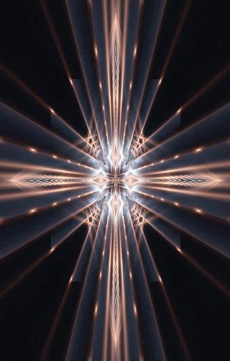 광선과 선으로 추상적인 현대 어두운 배경 기하학적 패턴이 있는 어두운 빈 장면입니다 황금 빛과 밤 추상적 인 파란색 배경 네온 빛 대칭 반사 3d 렌더 0명에 대한 스톡