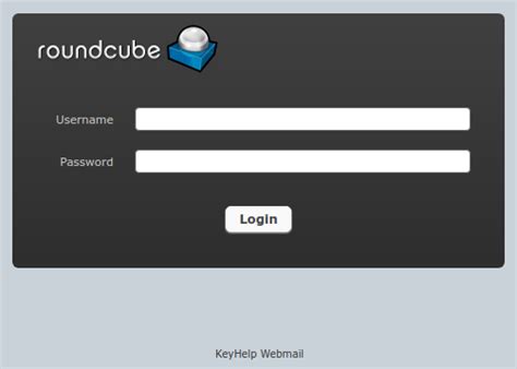 Webmail KeyHelp Knowledge Base