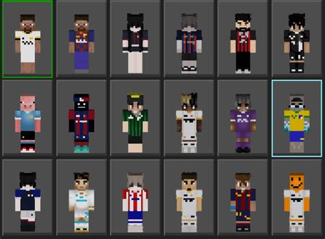 Tusp Soccer Ii Skin Pack Minecraft Bedrock Addons