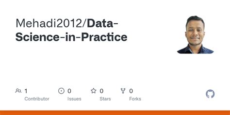 GitHub Mehadi Data Science In Practice