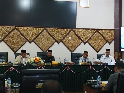 DPRD Padang Gelar Sidang Paripurna Tutup Masa Sidang I Dan Buka Masa