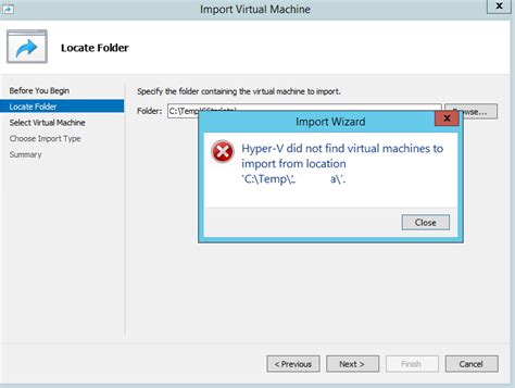 Windows Server 2012r2 Import Hyperv Machines From Server 2008 It Blog