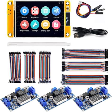 2 8 Inch Esp32 Development Board Esp32 2432s028r And Lm2596 Lm2596s Dc Dc Buck