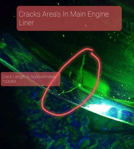 Cylinder Liner Engine Block Crack Repair Of Man Main Engine Metal