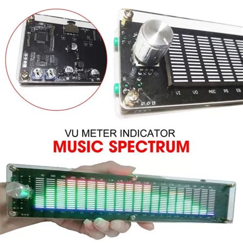 NIVEAUX EQ VU Meter Audio Niveau DEL Affichage USB Music Spectrum Indicat EUR PicClick FR