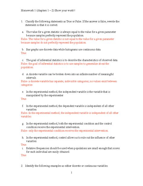 hw 1 quantitative methods pdf classify the following statements as