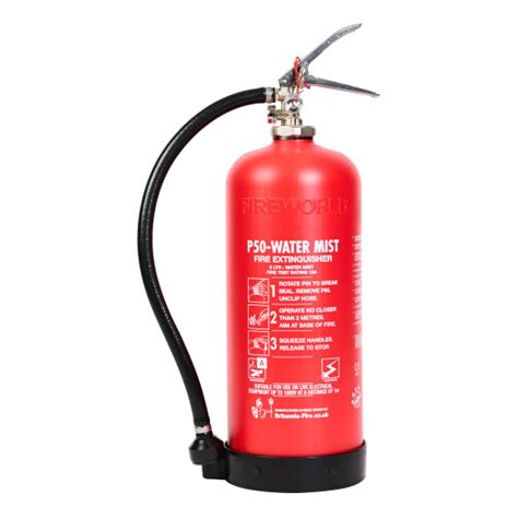 P50 Service Free 6 Litre Water Mist Extinguisher Huvo