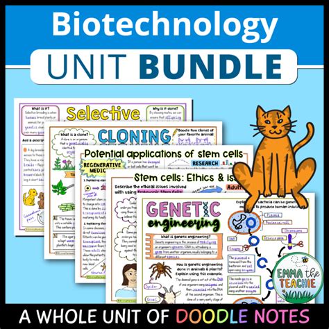 Genetic Engineering Doodle Notes Emmatheteachie