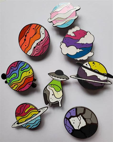 Rainbow Enamel Pins Lgbt Pins Bisexual Pin Pansexual Pin Transgender