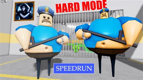 Roblox Barry S Prison Run Speedrun Hard Mode Obby Full Game Youtube