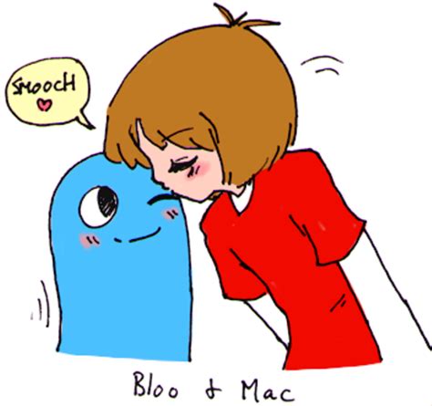 Mac Kissing Bloo