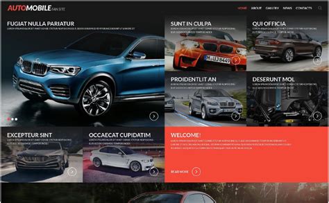 34 best car html website templates 2024 for dealership and rental