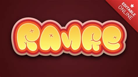 Range Text Effect Generator