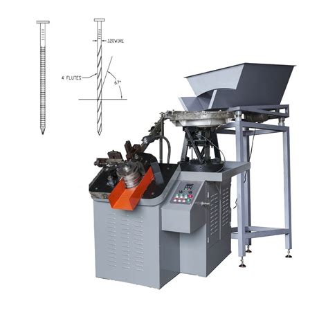 Twisted Nail Thread Rolling Making Machine For Wire Nails Screw Nails