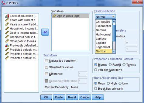 Analisis P P Q Q Plot Dengan SPSS