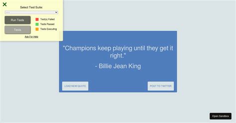 Fcc Quote Generator Codesandbox