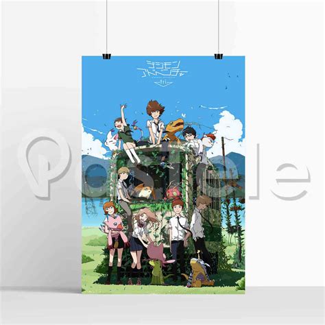 Digimon Adventures Tri Custom Printed Silk Poster Wall Decor 20 X 13