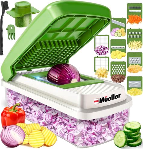 Transform Your Meal Prep With The Mueller Vegetable Chopper 9 Blade A