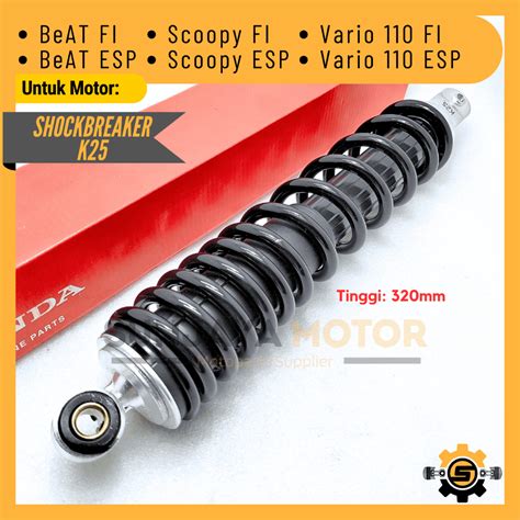 Jual Shockbreaker K25 Shock Belakang Kualitas Original Honda Beat FI